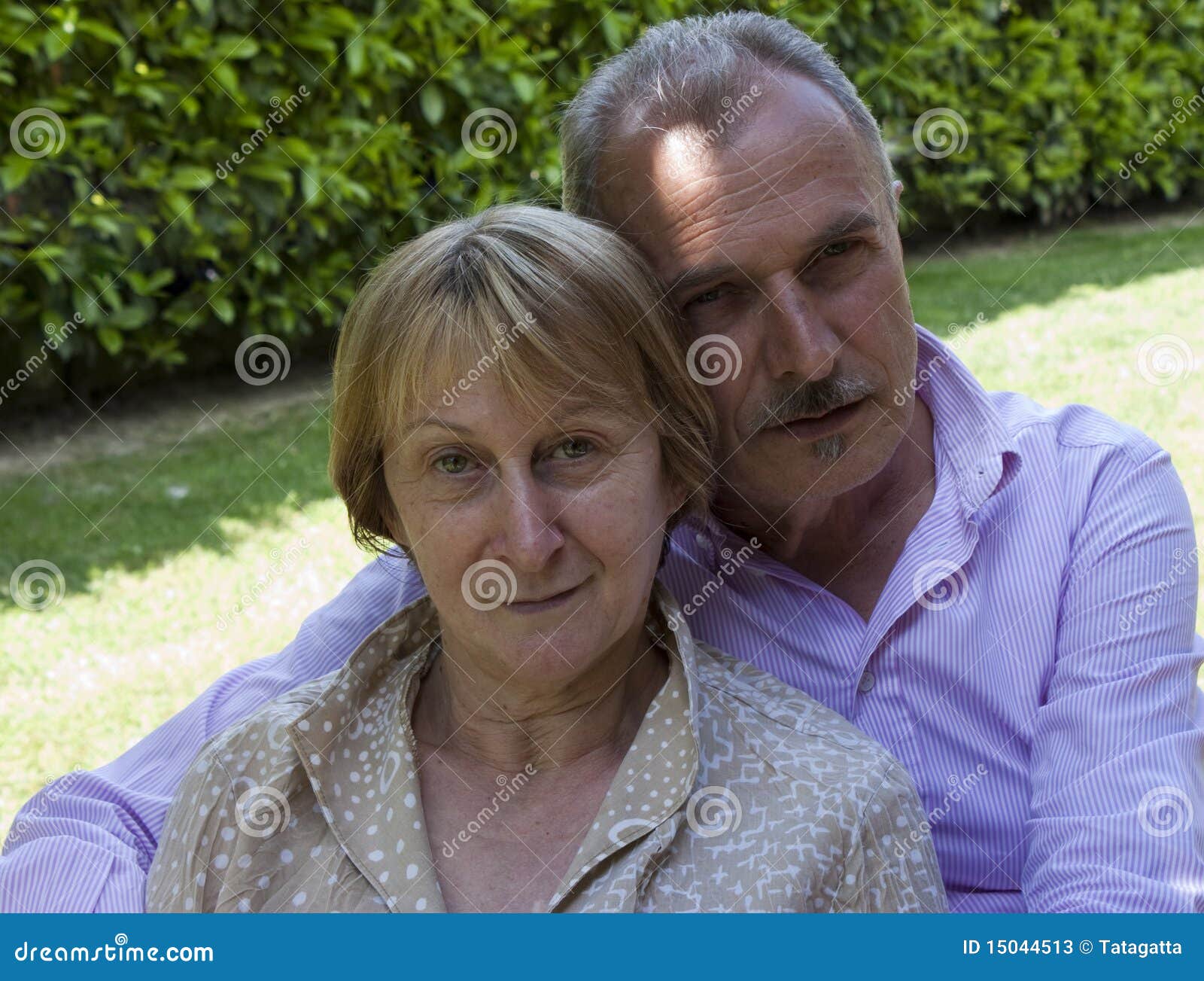 Senior Couple stock image. Image of outside, cheerful - 15044513