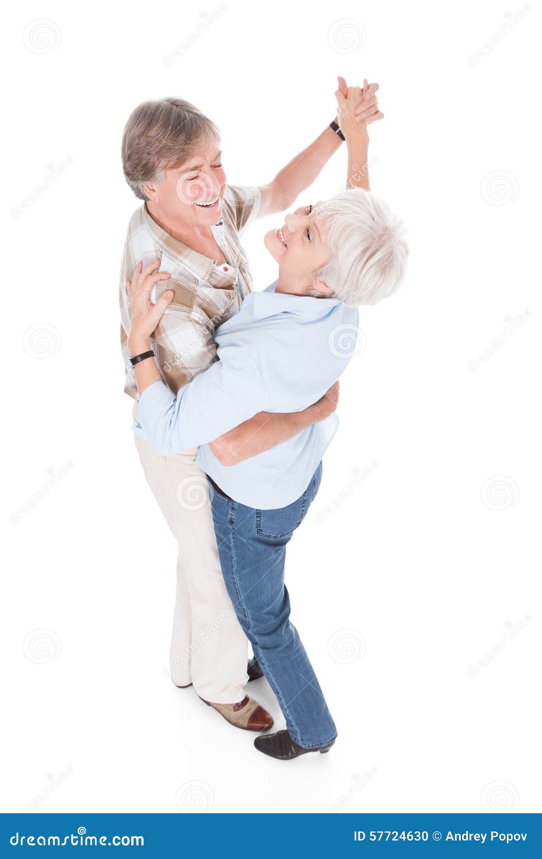Senior Couple Dancing stock photo. Image of husband, pensioner - 57724630