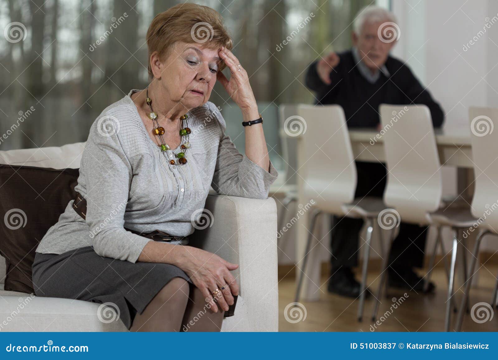 Senior Couple Having Marital Problems Stock Image - Image of marriage ...