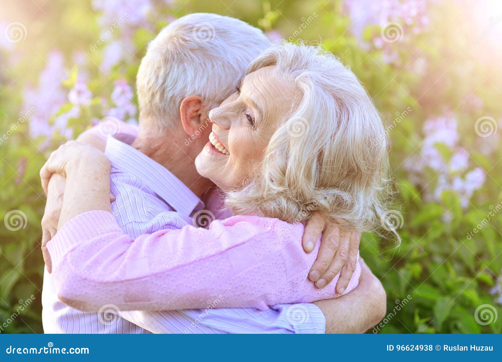 Senior couple hugging stock photo. Image of senior, affection - 96624938