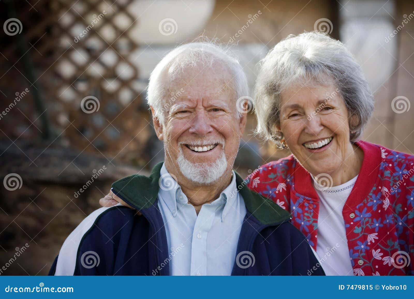 Senior Couple Smiling stock image. Image of affectionate - 7479815