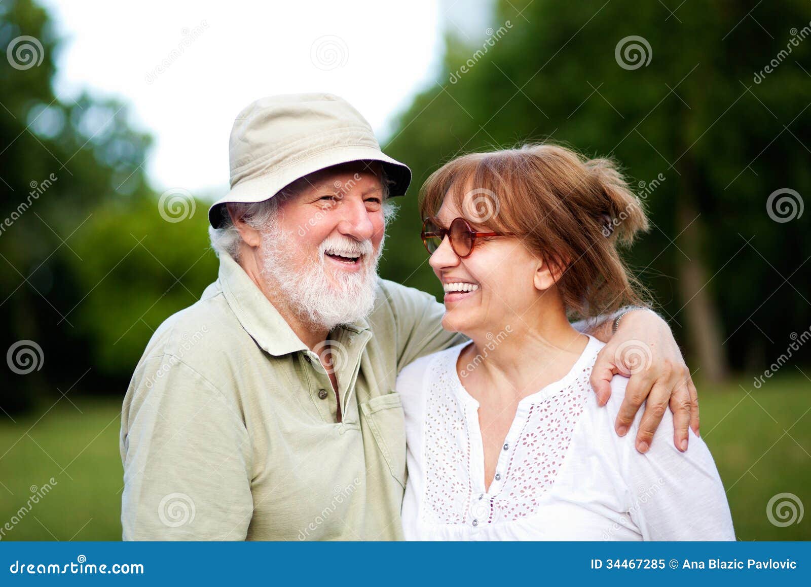 Senior couple smiling stock image. Image of adult, carefree - 34467285