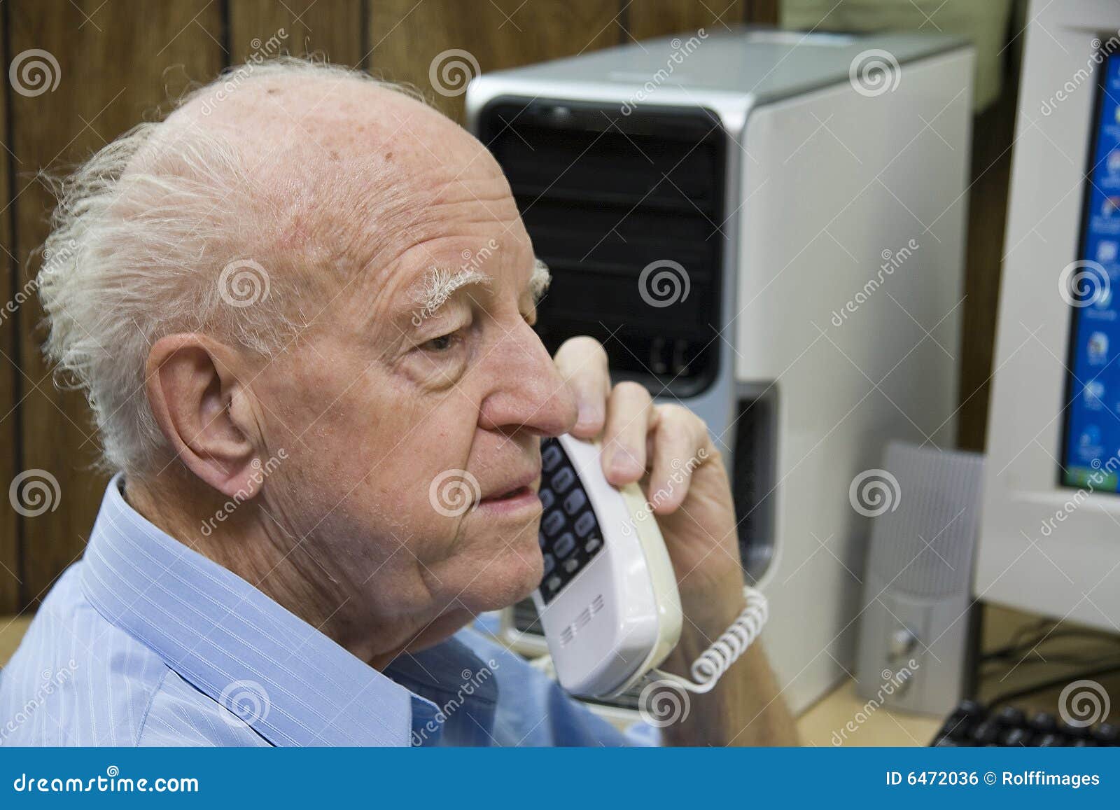 Senior at desk stock photo. Image of professional, occupation - 6472036