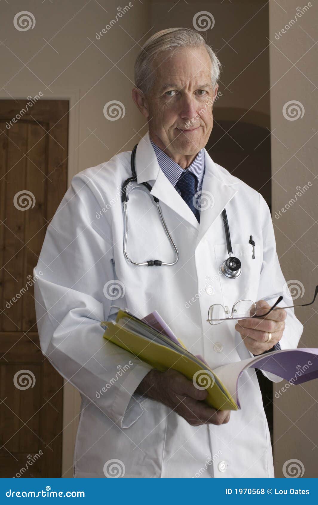 Senior doctor stock photo. Image of stethoscope, clinic - 1970568