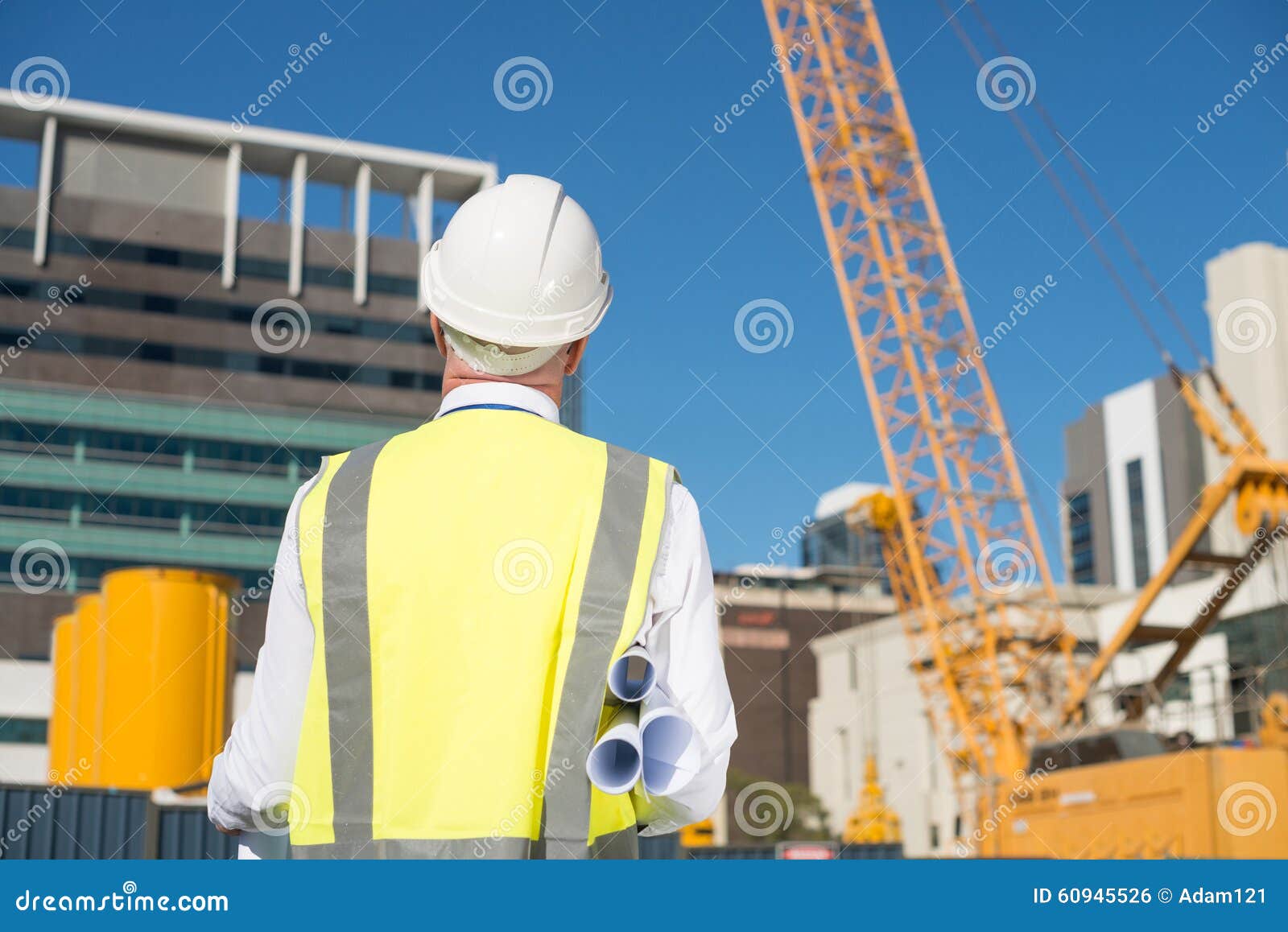 Senior engineer stock photo. Image of paper, architect - 60945526