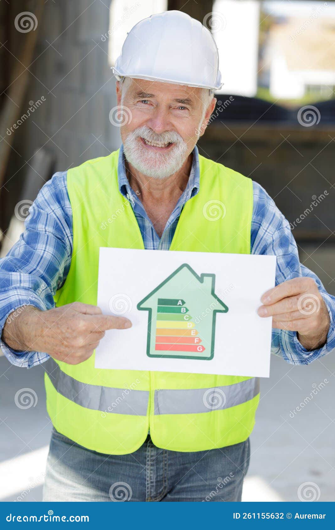 Senior Engineer Man Showing Electricity Chart Stock Photo - Image of ...