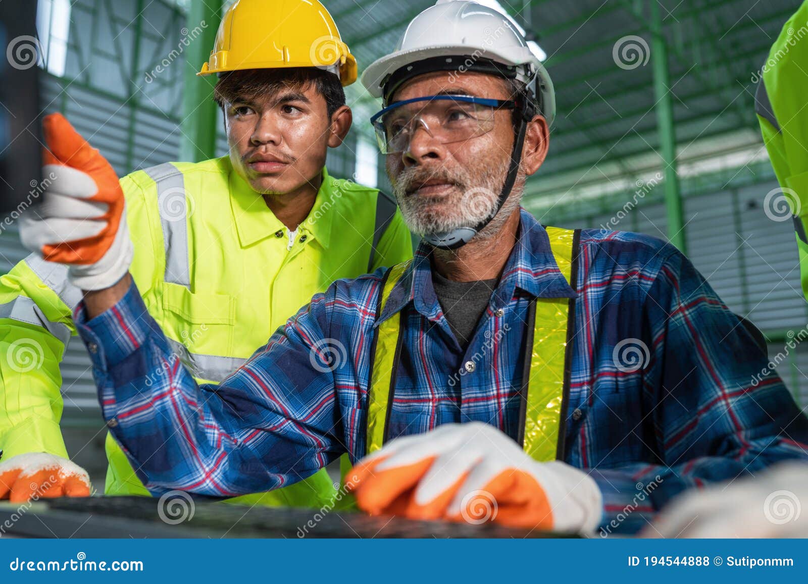Senior Engineering Training Course in the Uniform Stock Photo - Image ...
