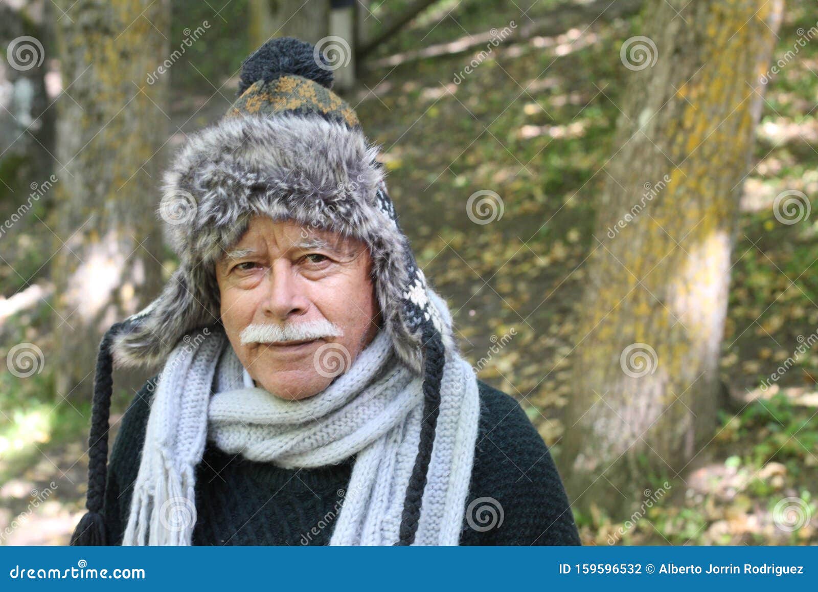 Senior Eskimo with a Mustache Stock Photo - Image of indigenous ...