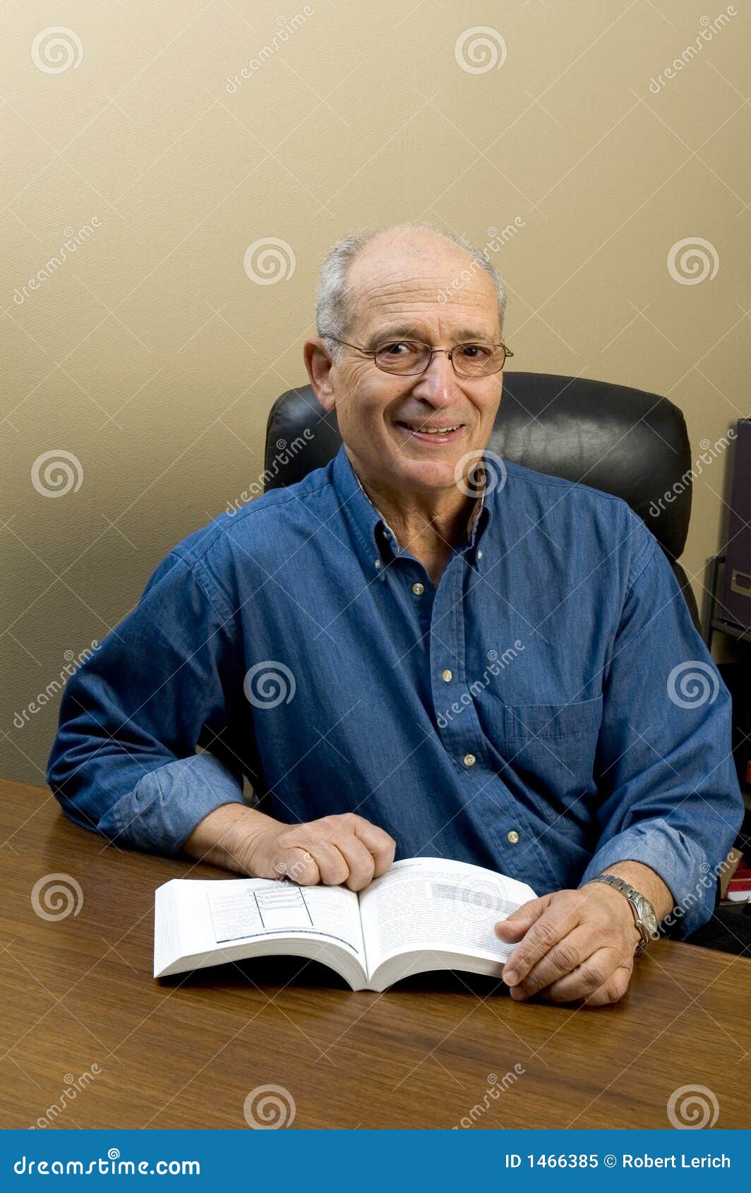Senior executive stock image. Image of brown, elderly - 1466385