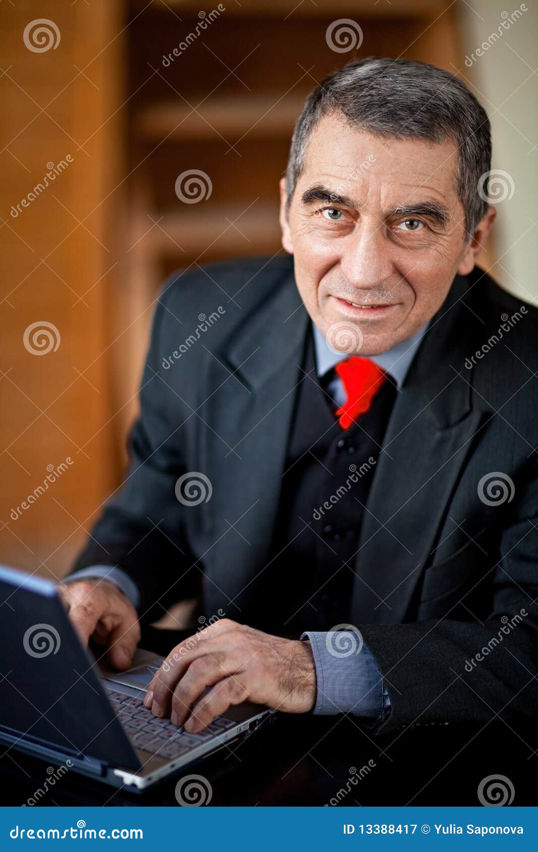 Senior Executive Business Man Stock Image - Image of keyboard, boss ...