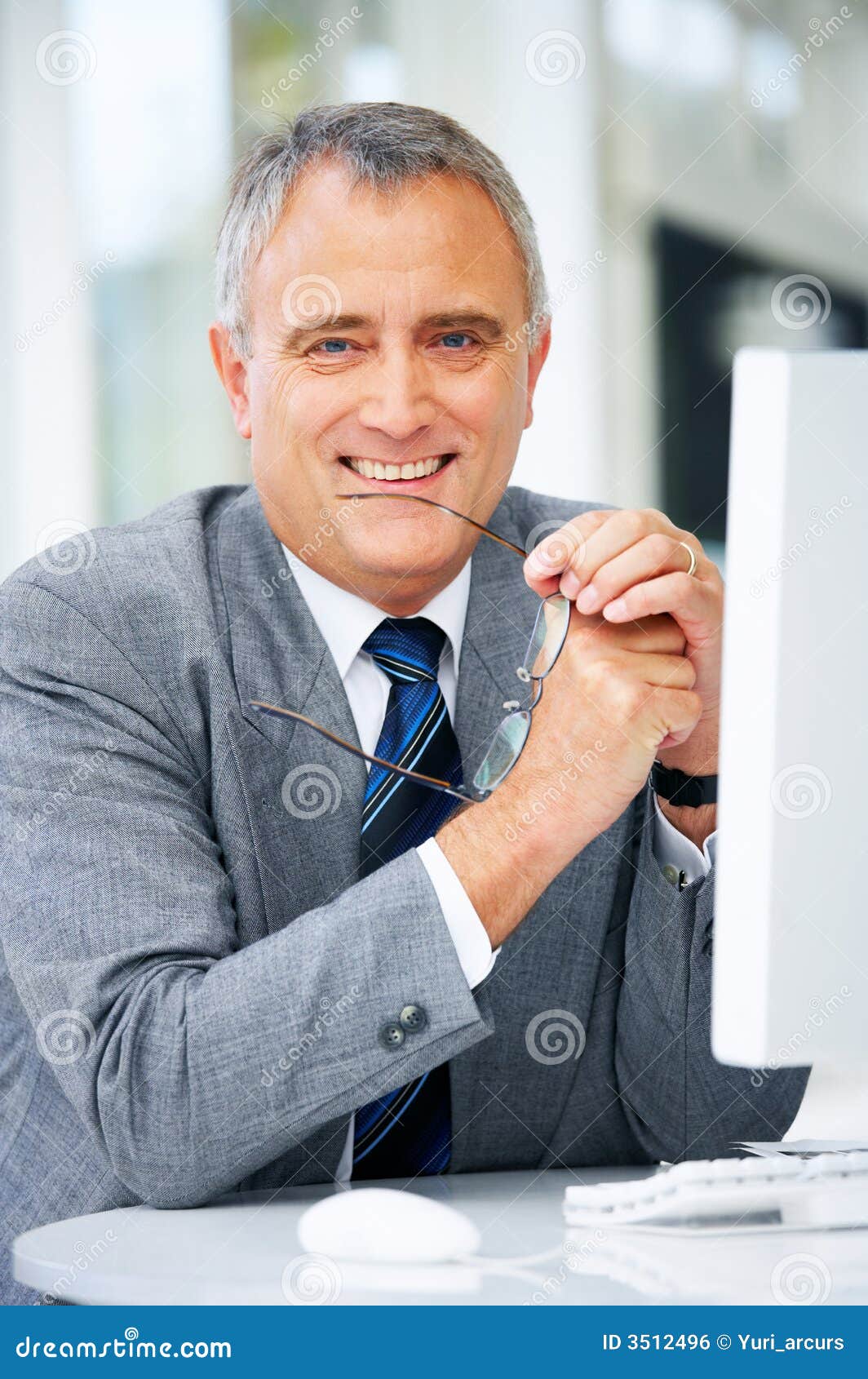 Senior Executive Business Man Stock Photo - Image of natural, casual ...