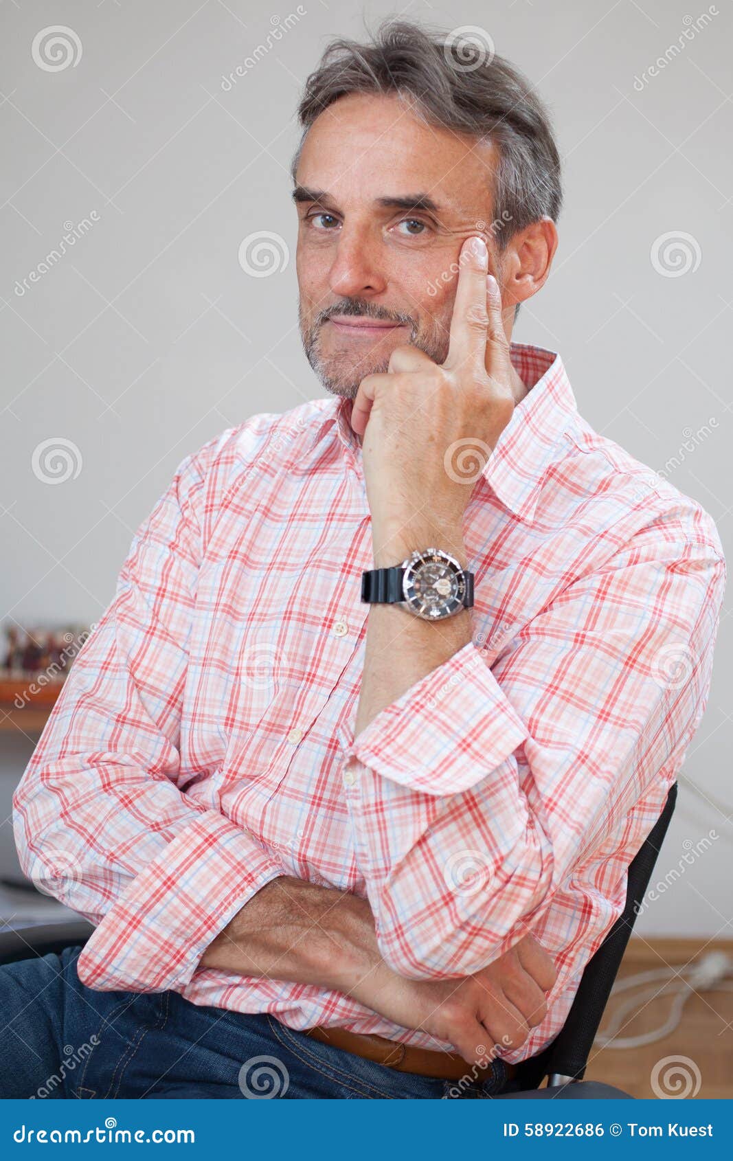 Senior Executive Business Manager Thinking Stock Photo - Image of ...