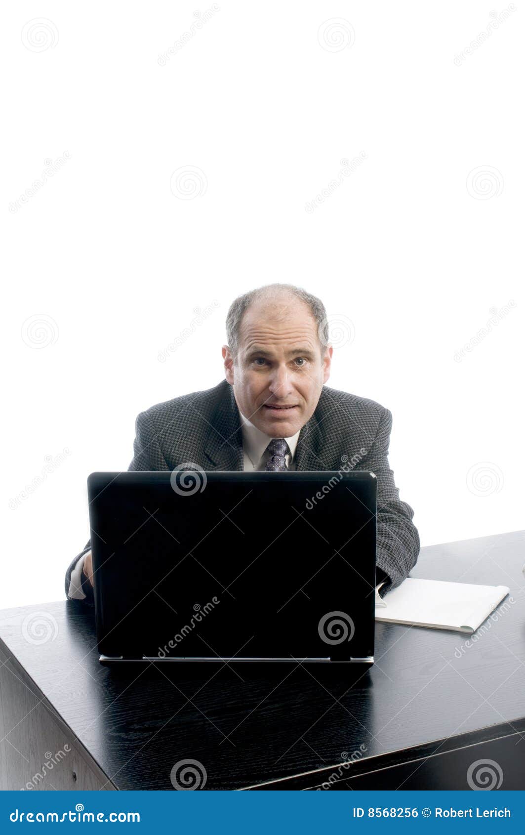Senior Executive at Desk Successful Stock Photo - Image of lawyer, good ...