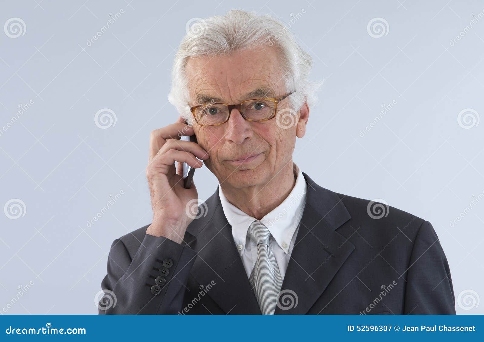 Senior executive man stock image. Image of communication - 52596307