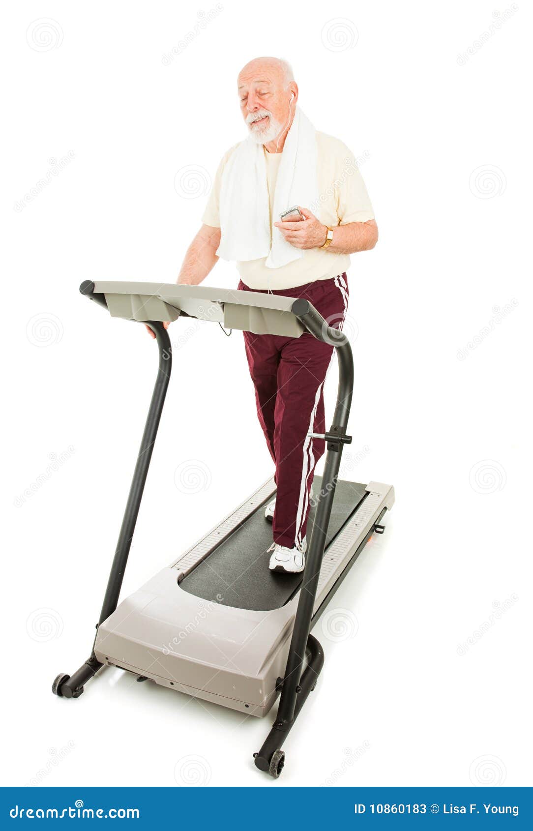 Senior Exercises to Music stock image. Image of isolated - 10860183