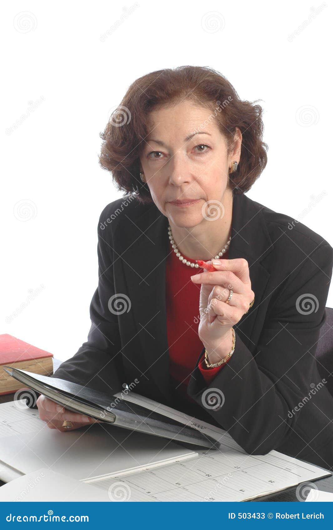 Senior Female Lady Business Executive Stock Image - Image of attractive ...
