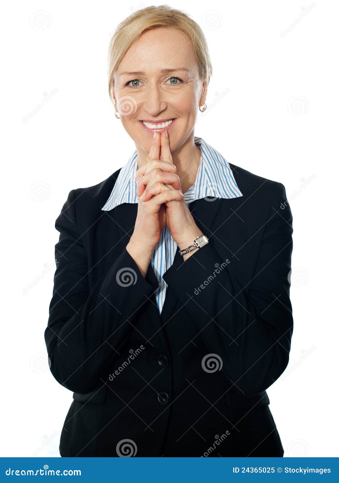 Senior Female Representative, Smiling Stock Image - Image of lifestyle ...