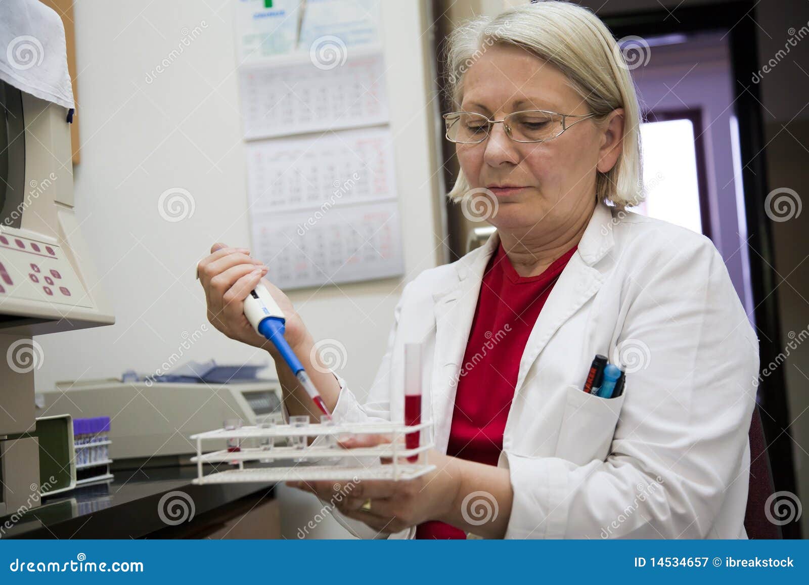 Senior Female Scientist Working in the Laboratory Stock Image - Image ... Senior Female Scientist Working in the Laboratory Stock Image - Image ...