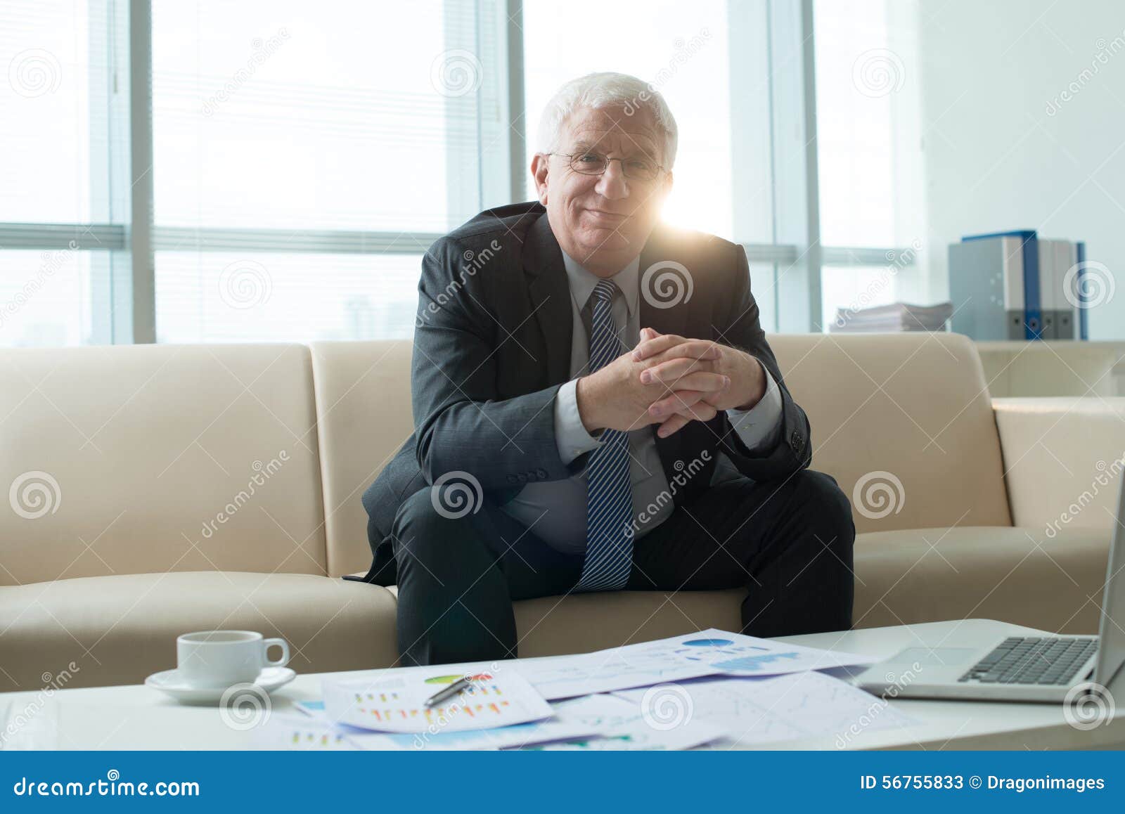 Senior financial expert stock image. Image of working - 56755833