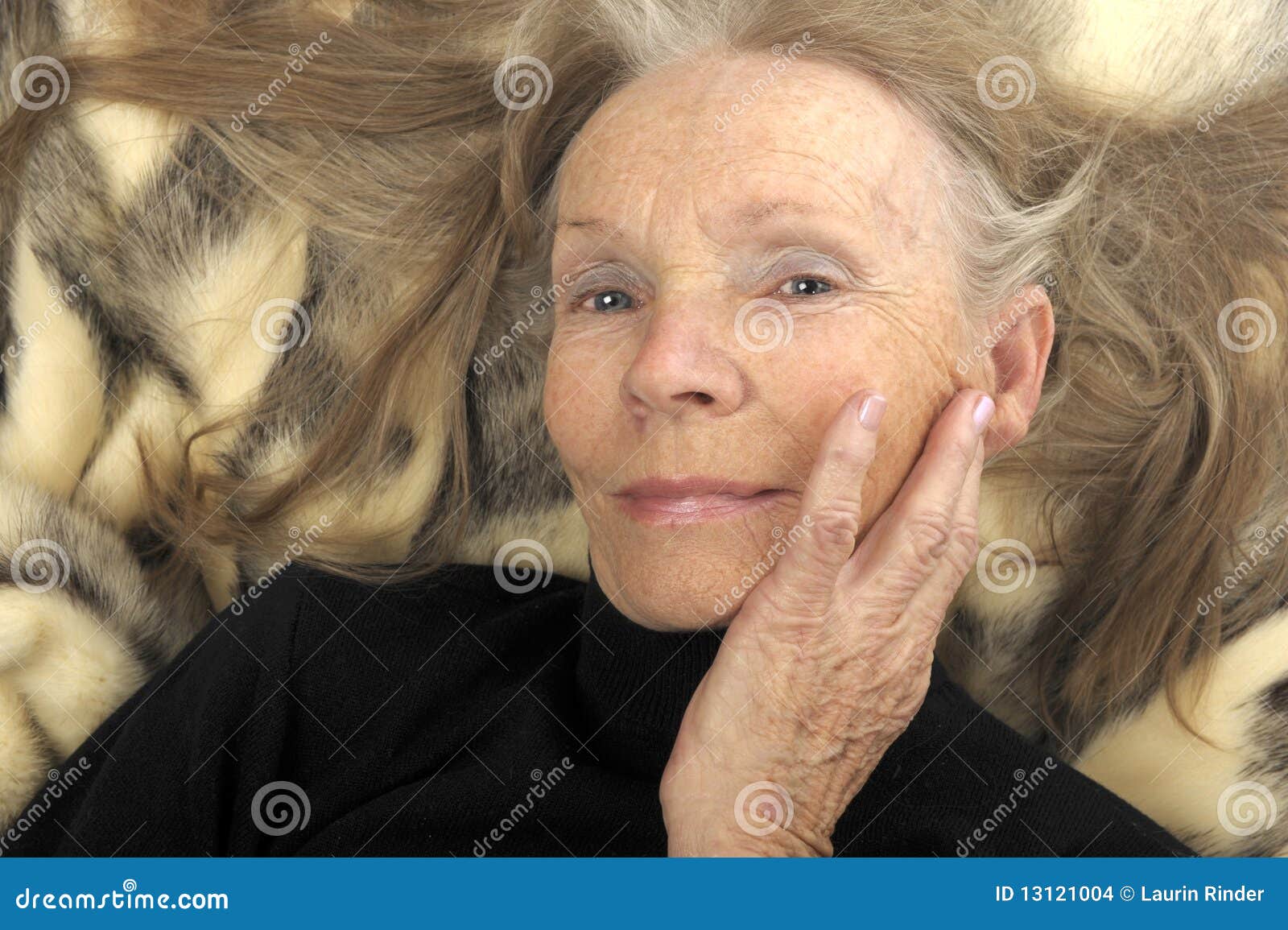 Senior Glamour model stock photo. Image of makeup, person - 13121004