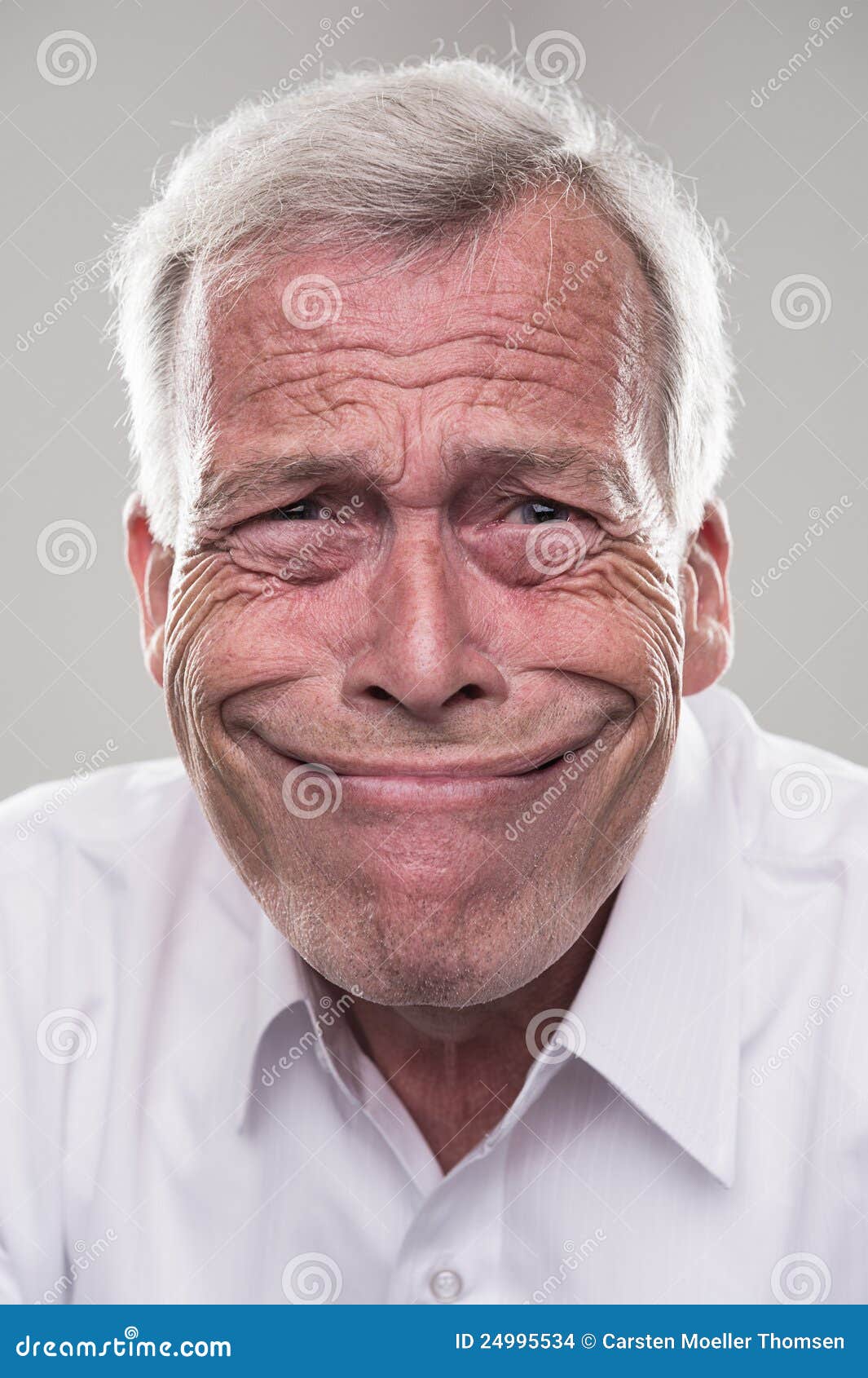 Senior Grinning from Ear To Ear Stock Photo - Image of father, crazy ...