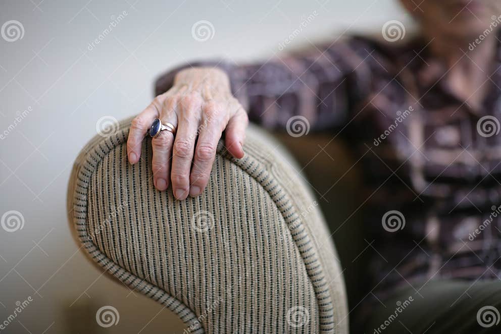 Senior hand stock photo. Image of closeup, hand, chair - 5222592