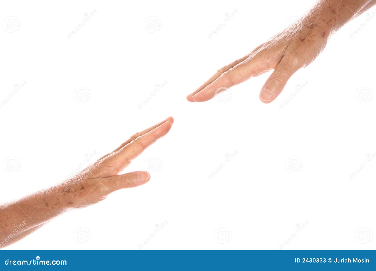 Senior Hands Reaching Out Stock Photos - Image: 2430333