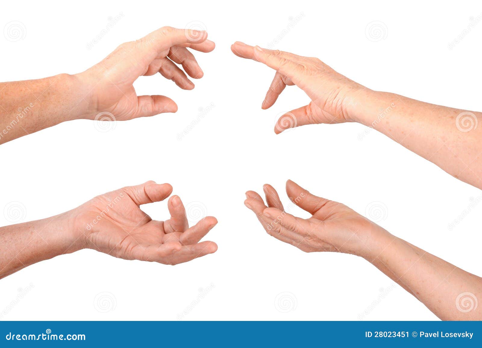 Senior Hands Show Hold Fingers Gesture Stock Image - Image of care ...