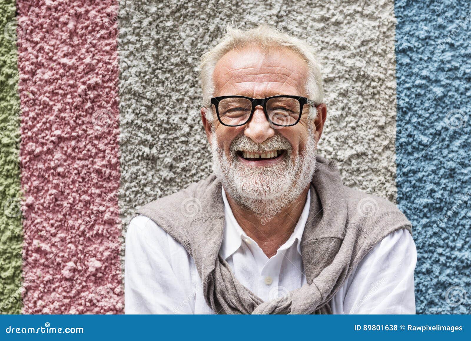 Senior Handsome Man Smiling Happiness Concept Stock Photo - Image of ...