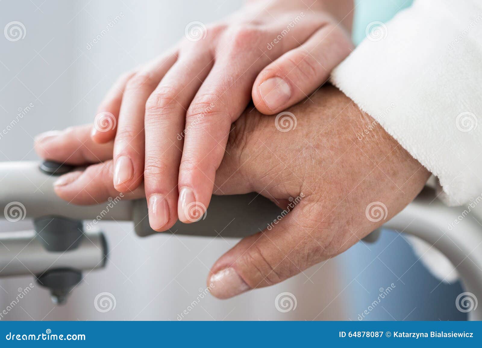 Senior and helpful hand stock image. Image of health - 64878087