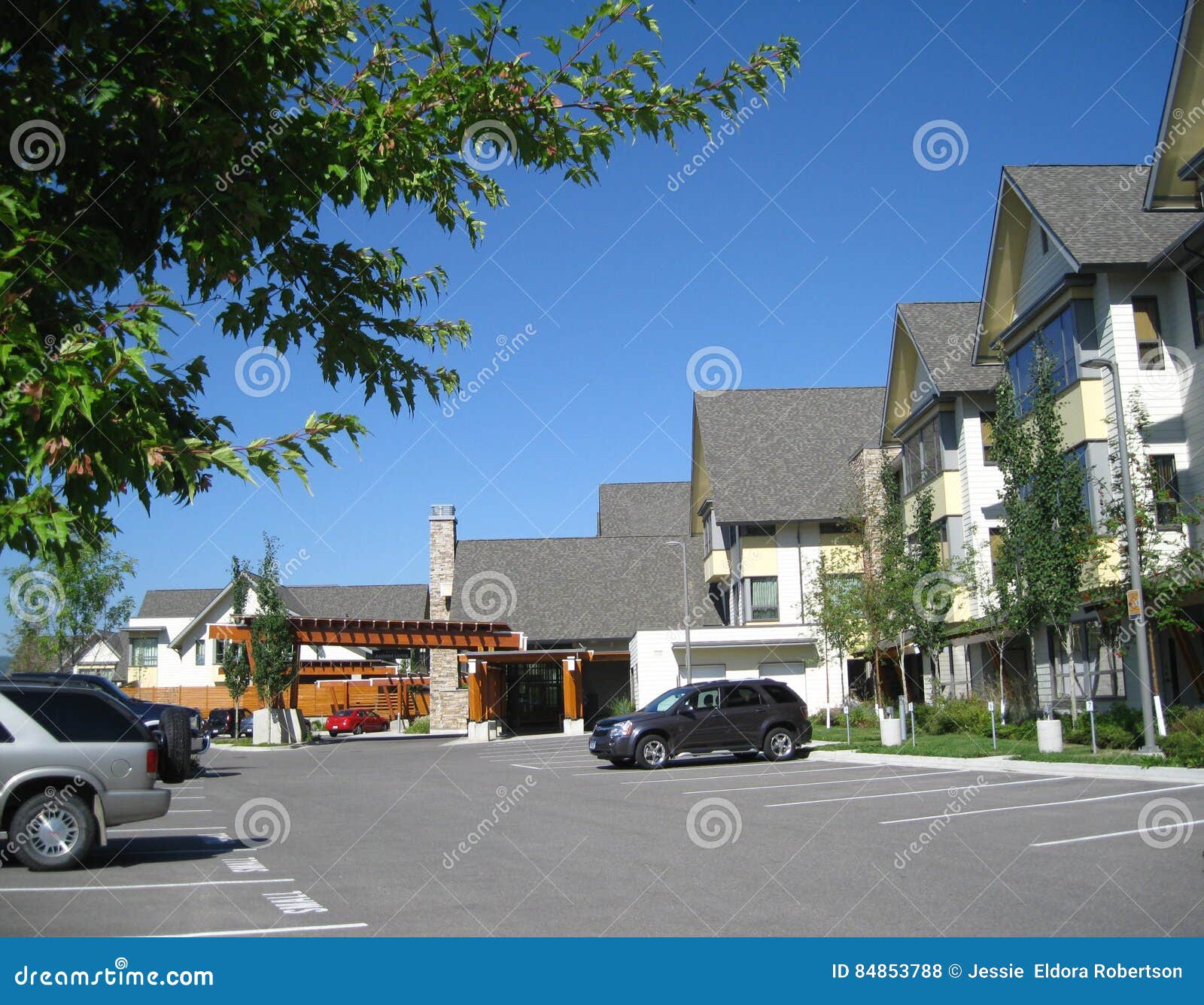 Senior houseing complex stock photo. Image of space, grey - 84853788
