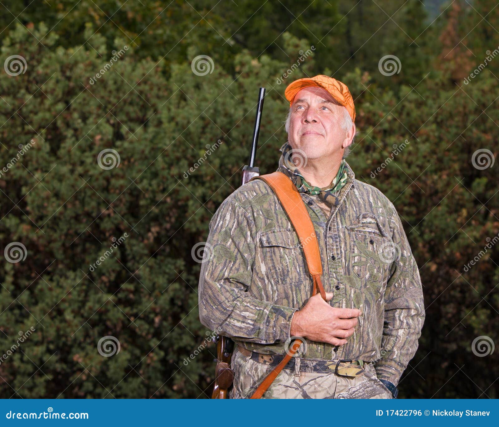 Senior Hunter stock photo. Image of mature, hunter, adult - 17422796