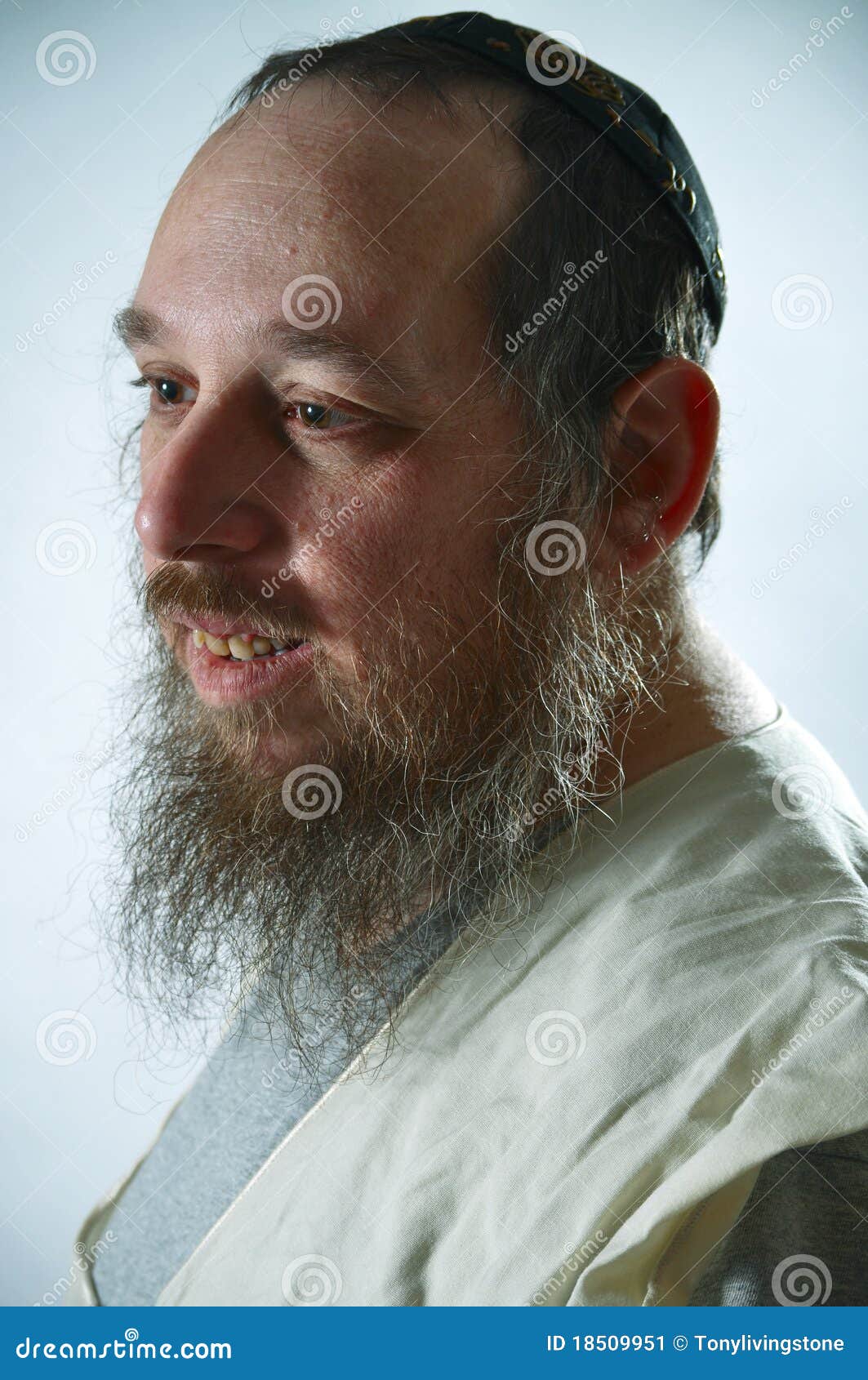 Senior jewish man stock image. Image of portrait, religion - 18509951