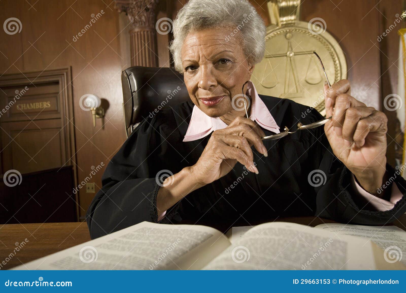 Judge Holding Mallet Royalty-Free Stock Photography | CartoonDealer.com ...