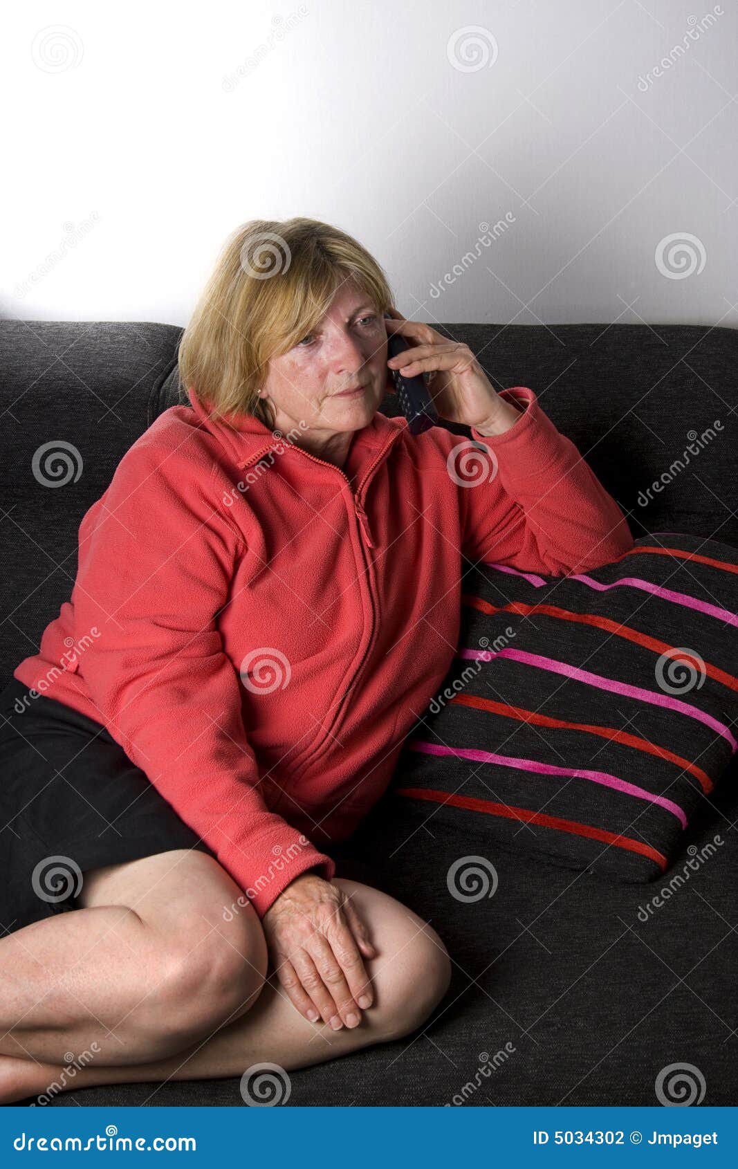 Senior Lady on Phone stock photo. Image of talking, mature - 5034302