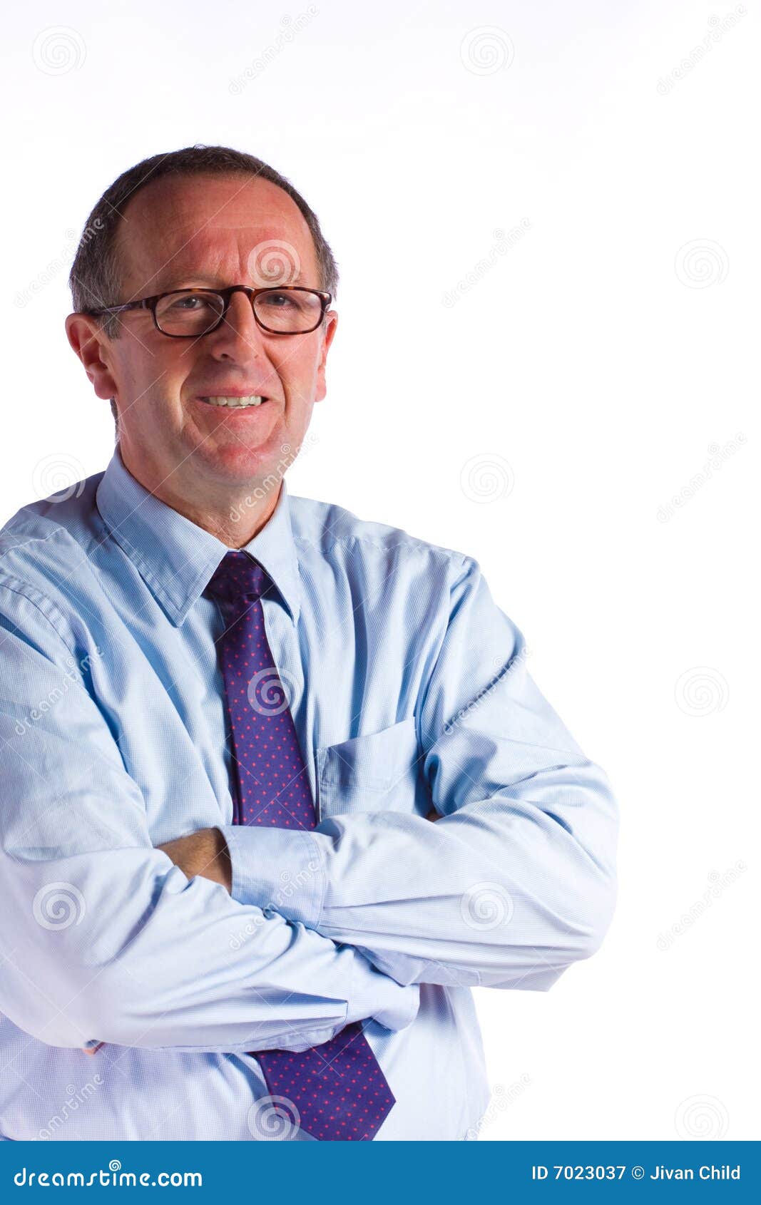 Senior male executive stock image. Image of close, studio - 7023037
