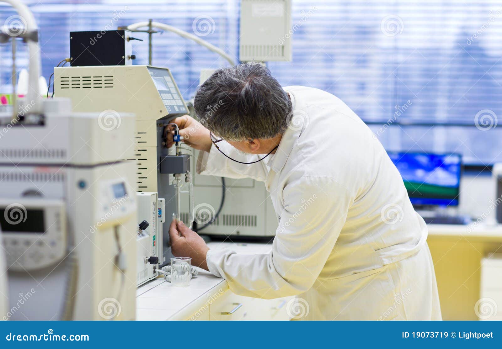 Senior male researcher stock image. Image of health, doctor - 19073719