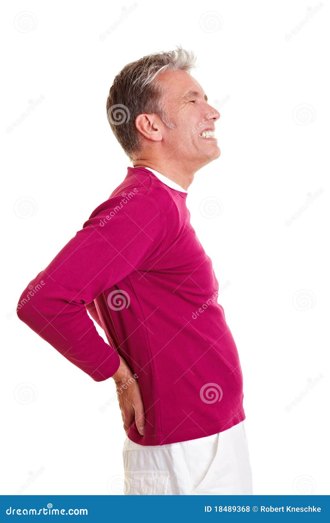 Senior man with back pain stock photo. Image of pain - 18489368