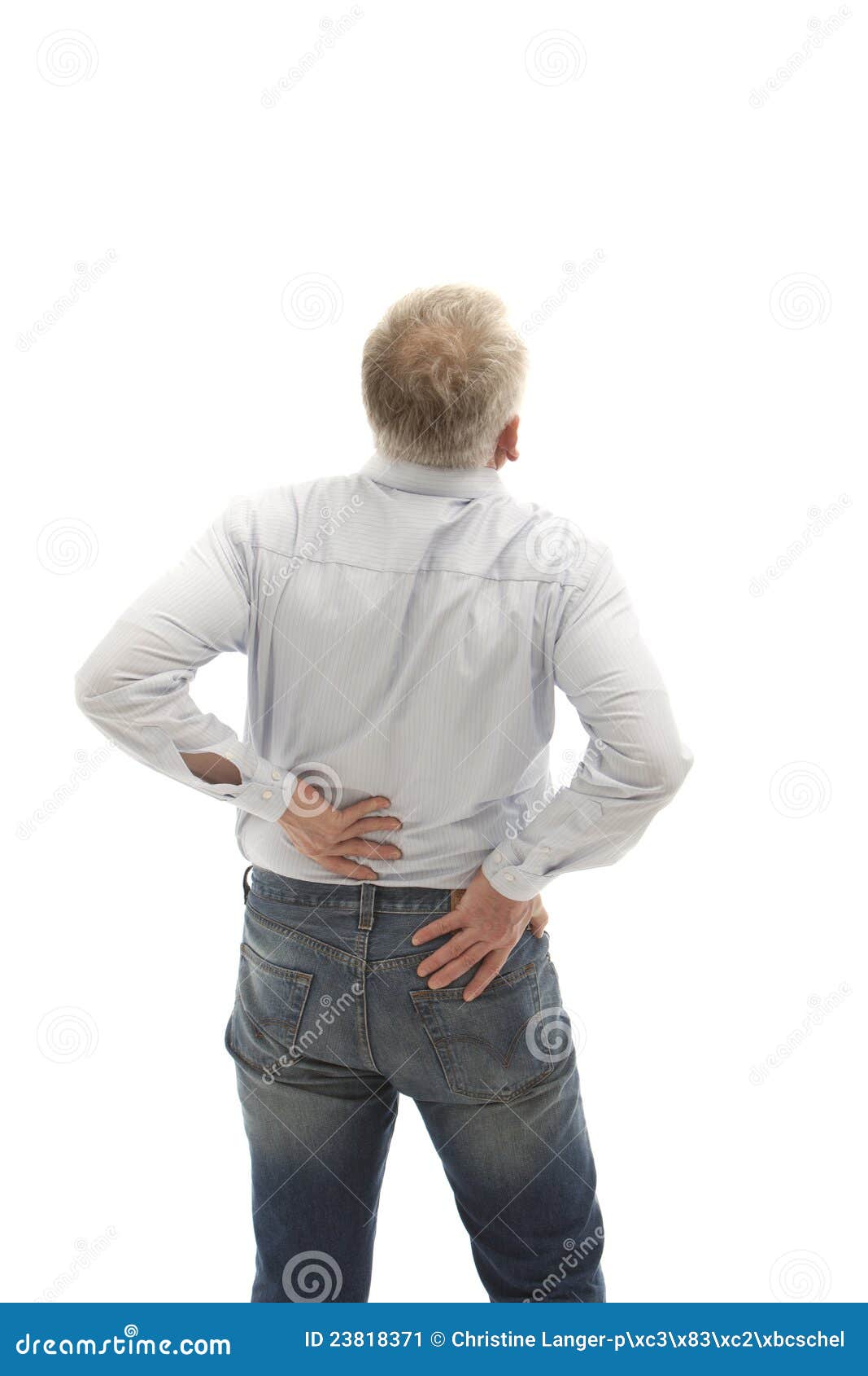 Senior Man with Backache stock image. Image of hurt, muscular - 23818371