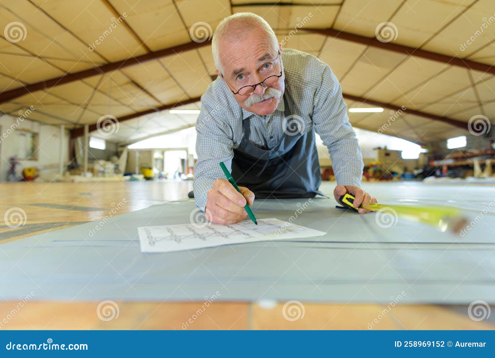 Senior man checking map stock photo. Image of personal - 258969152