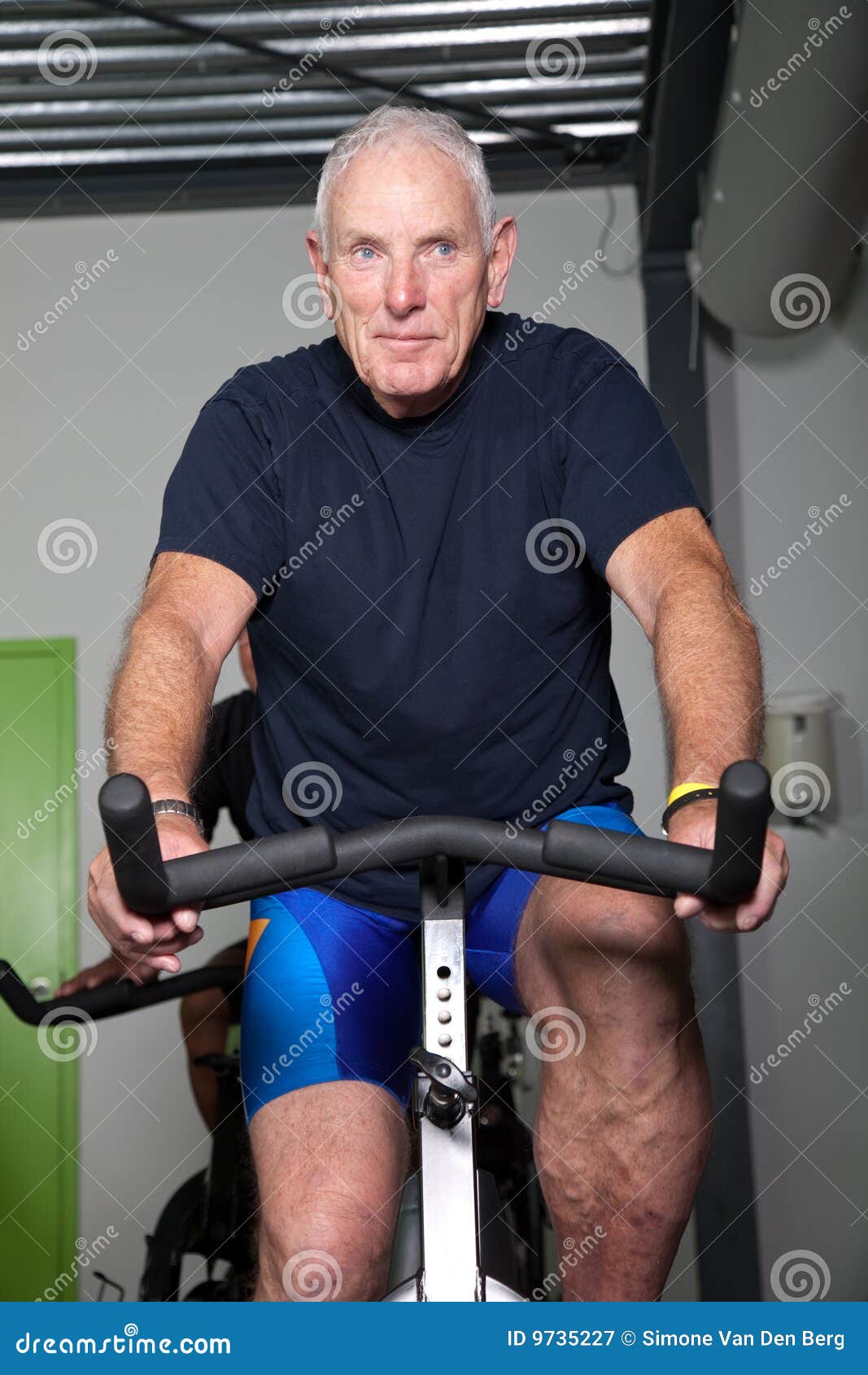 Senior man cycling stock image. Image of senior, class - 9735227