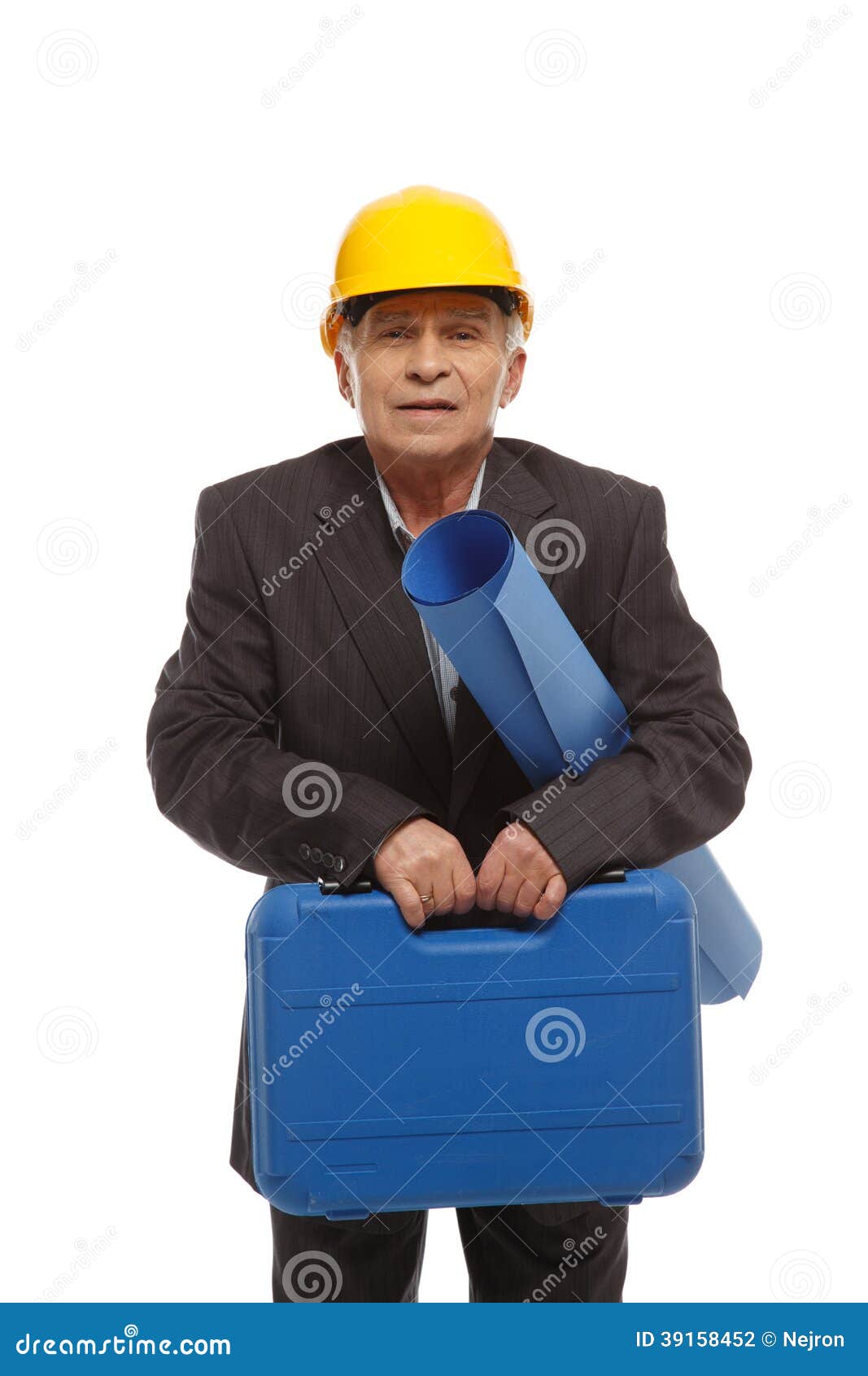 Senior man engineer stock photo. Image of business, people - 39158452