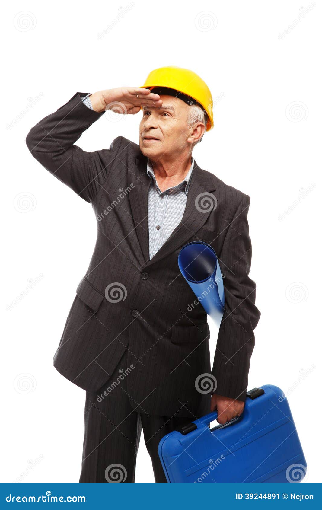 Senior man engineer stock image. Image of occupation - 39244891
