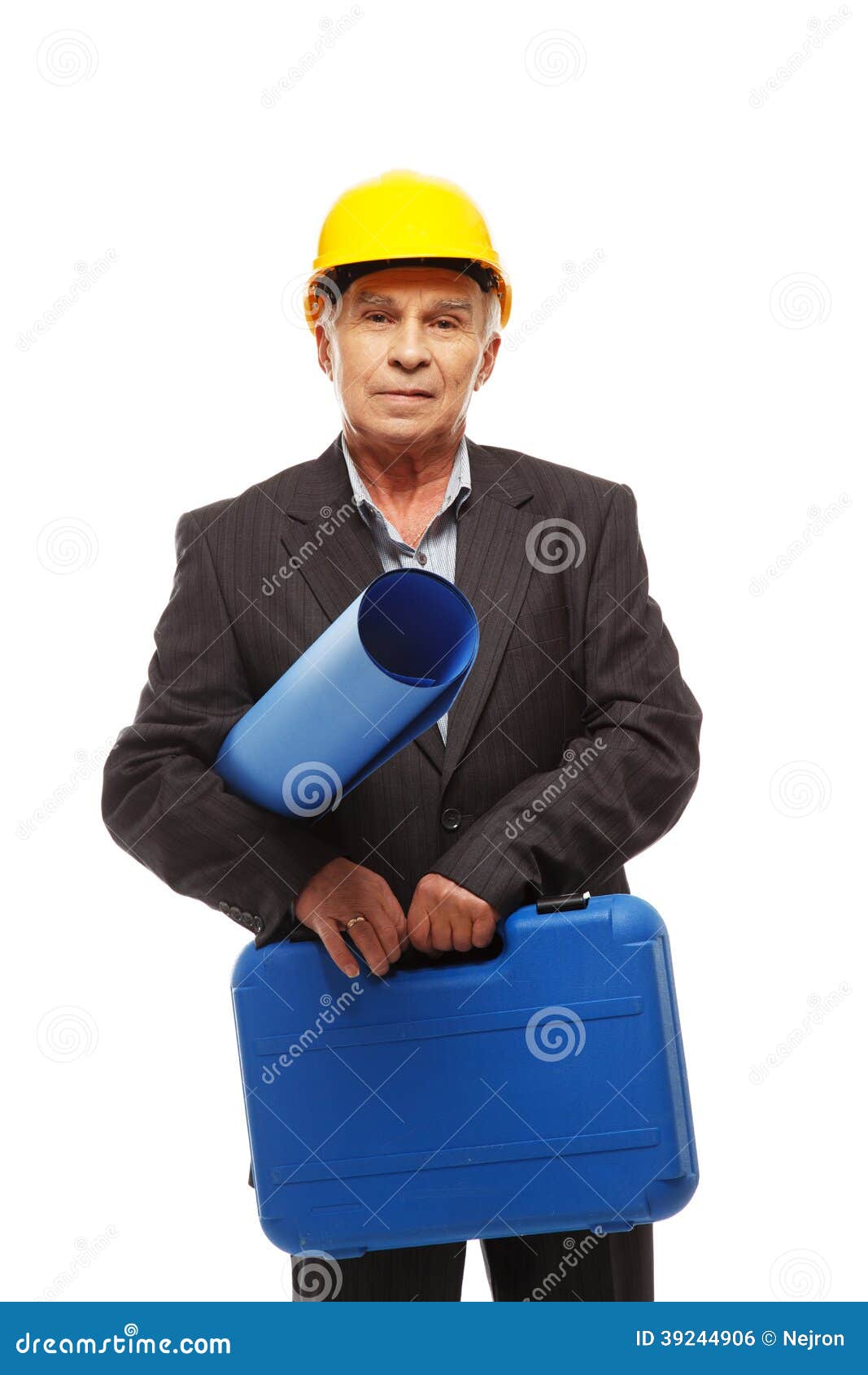 Senior man engineer stock photo. Image of person, adult - 39244906