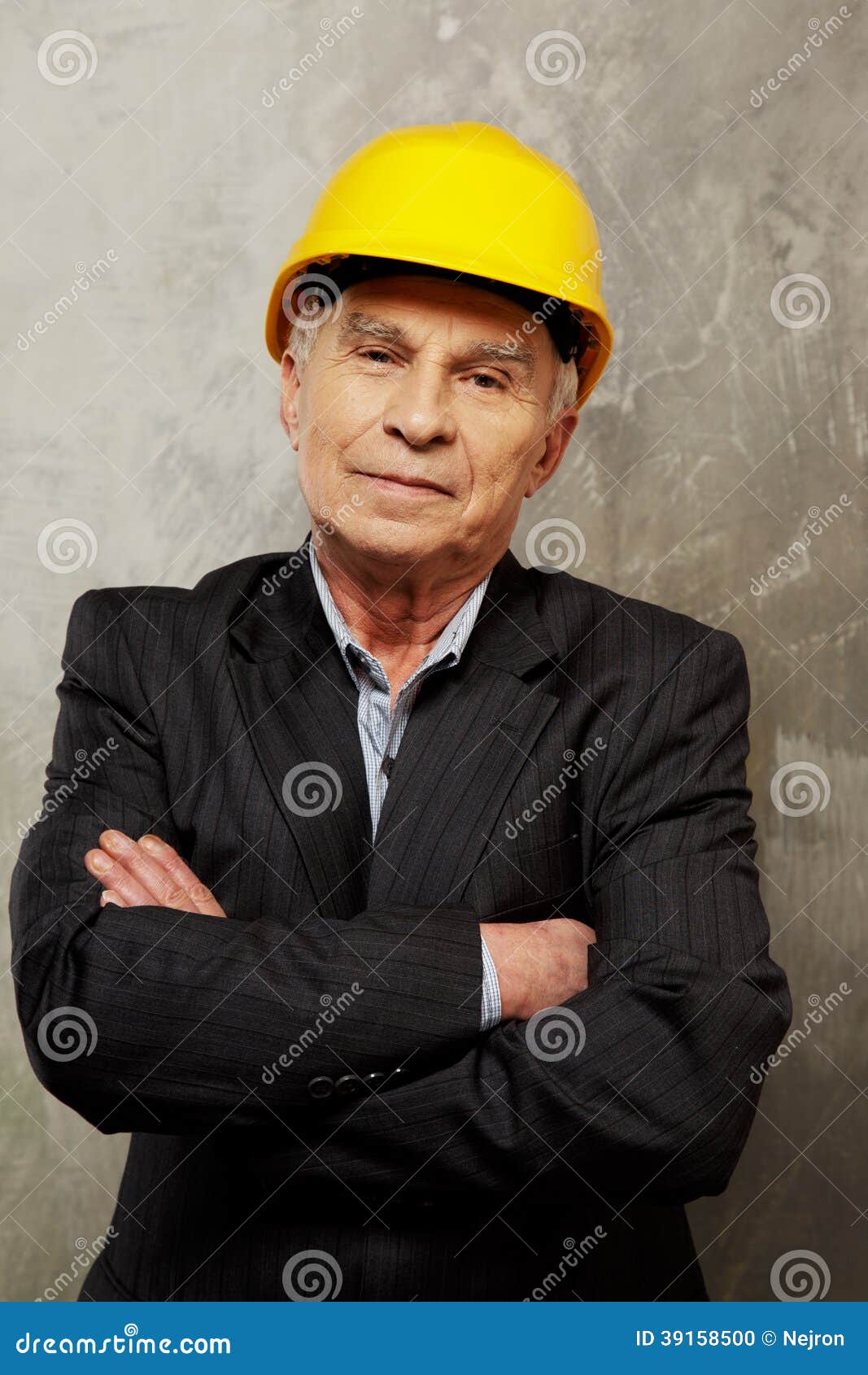 Senior man engineer stock photo. Image of maturity, construction - 39158500