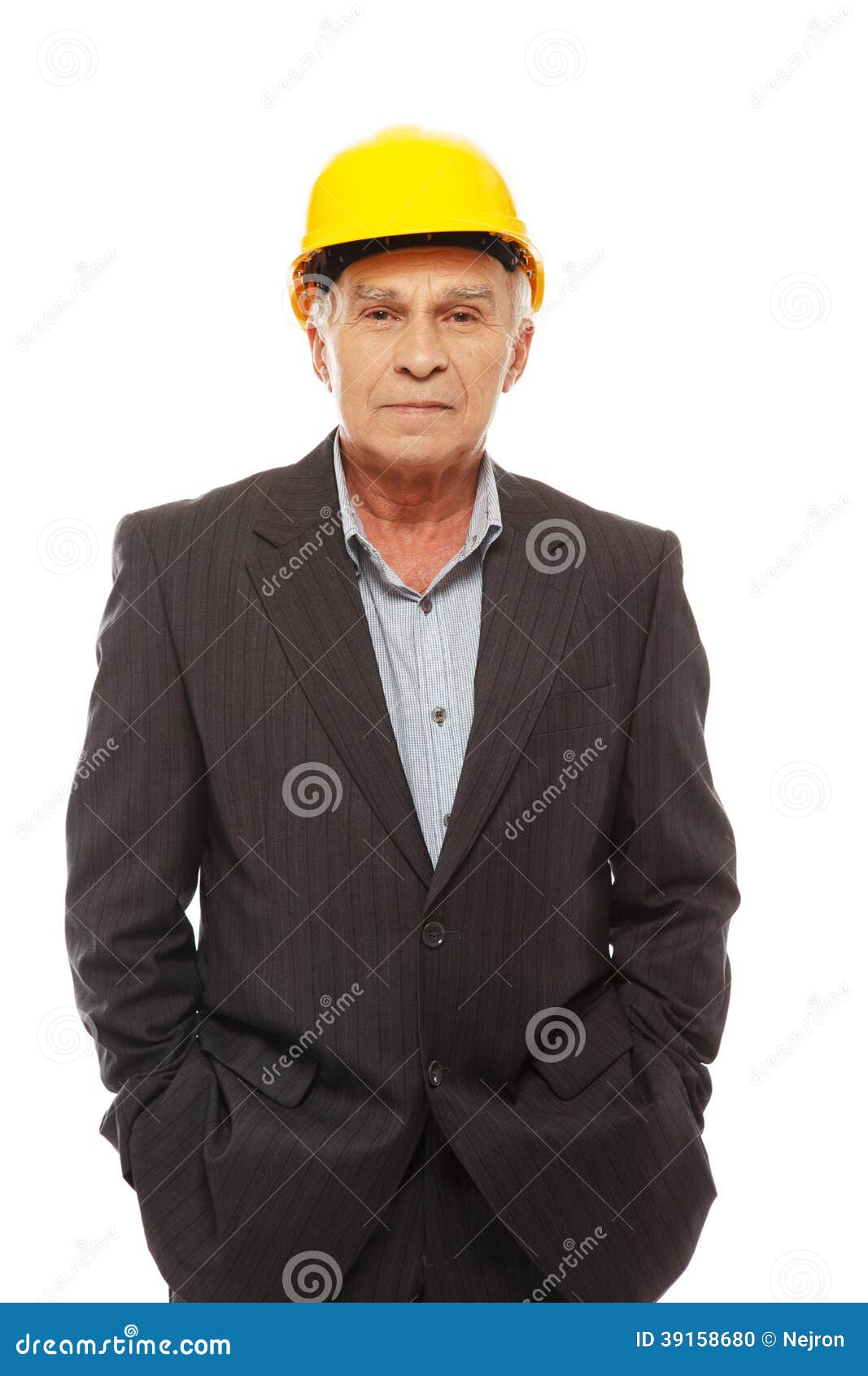 Senior man engineer stock photo. Image of pensioner, confidence - 39158680