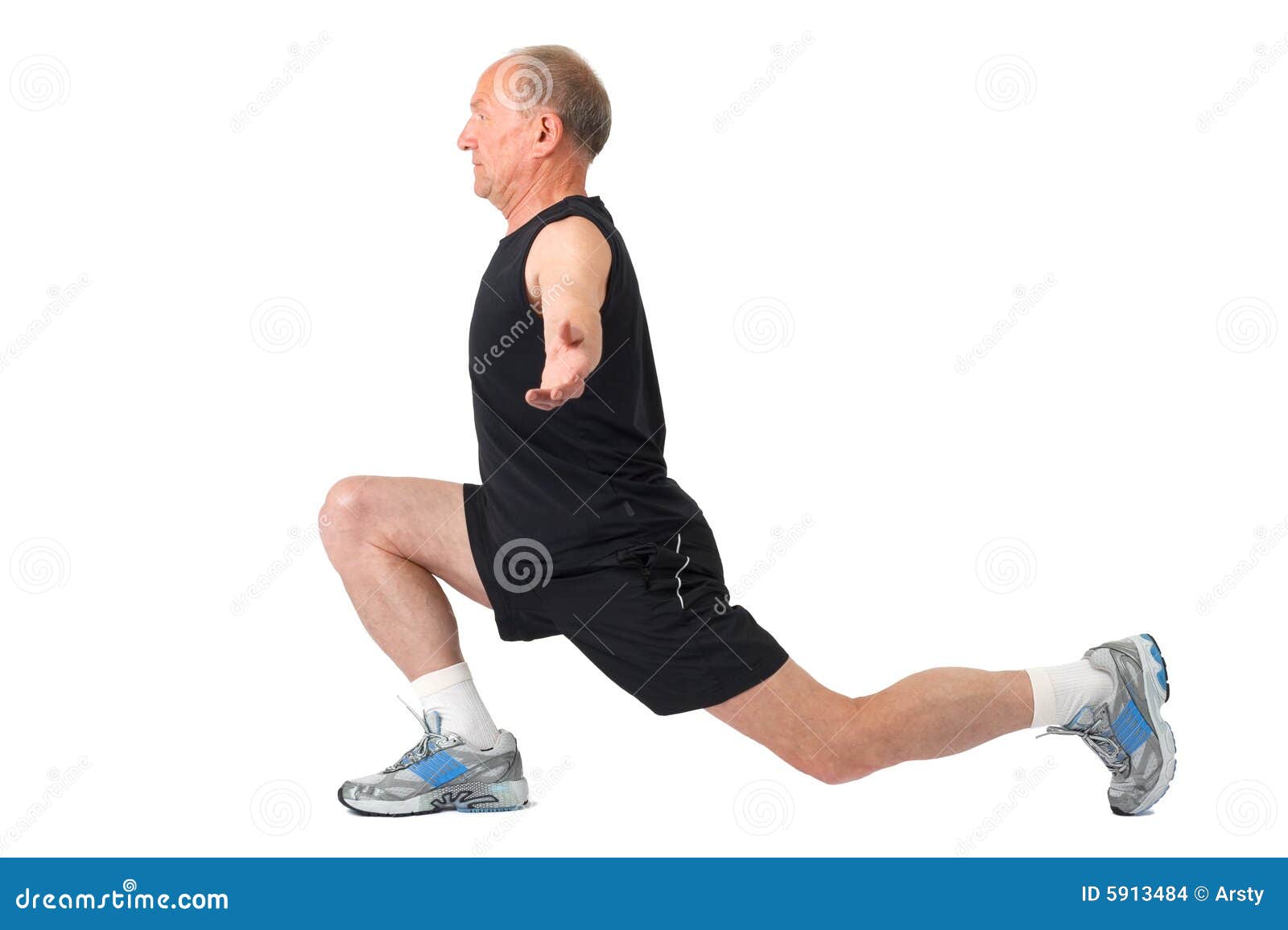 Senior man. Exercise stock photo. Image of hand, muscular - 5913484