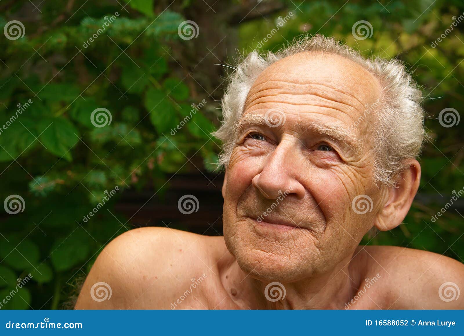Senior man Looking Up stock photo. Image of male, grandfather - 16588052