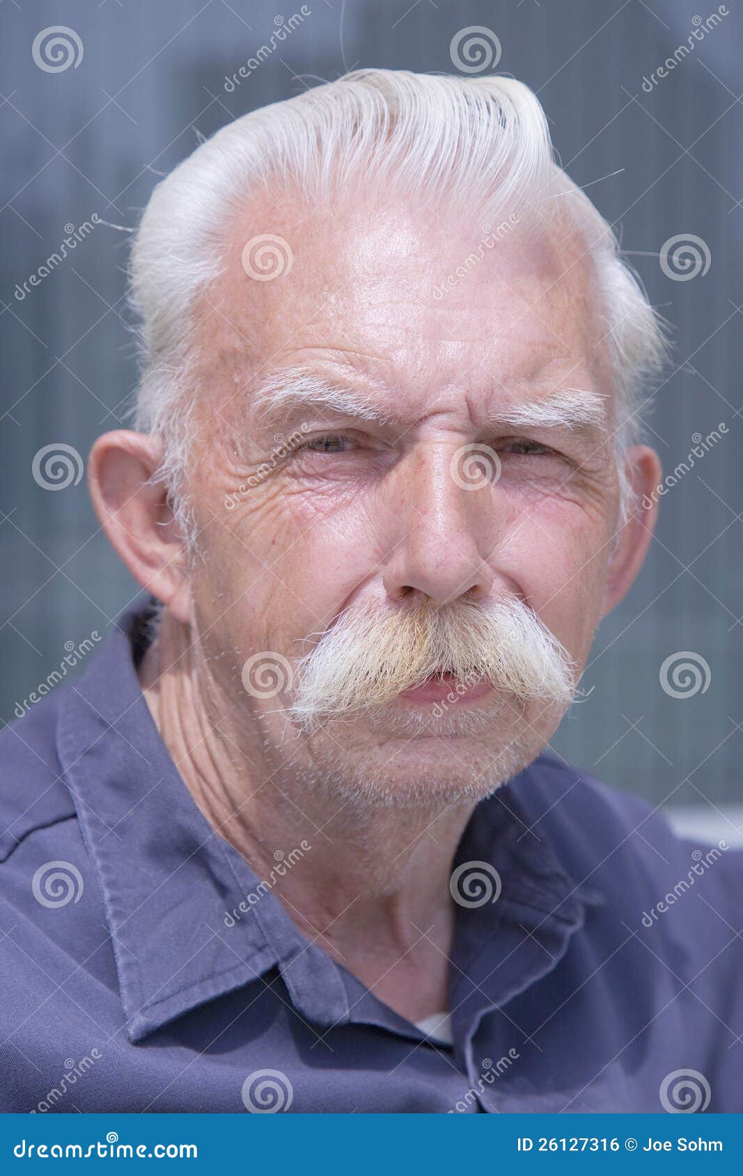 Senior man with moustache editorial photo. Image of lines - 26127316
