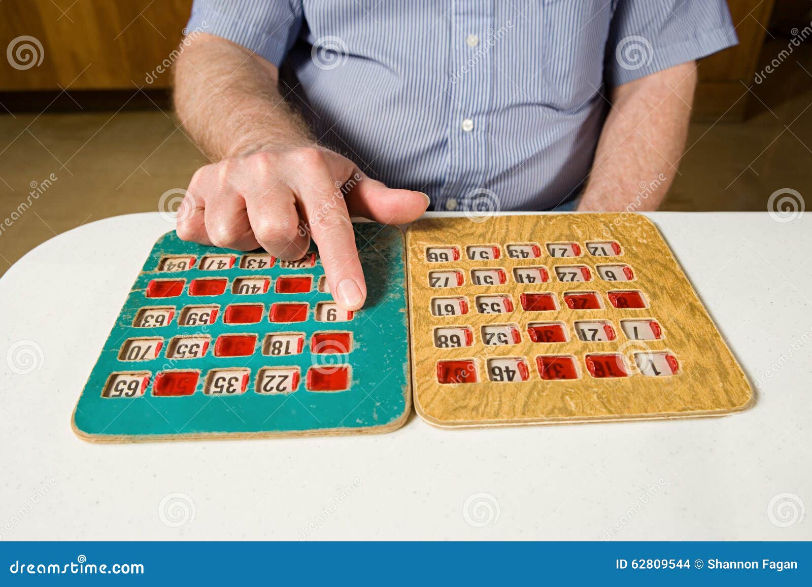Senior man playing bingo stock photo. Image of game, heart - 62809544